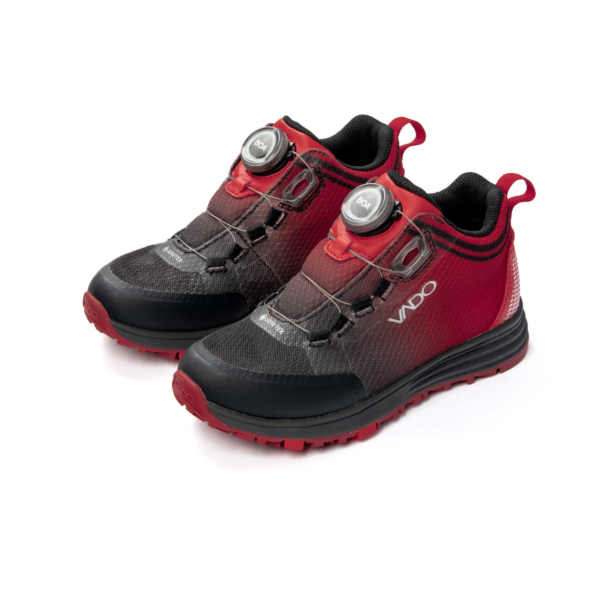 VADO FADE Mid BOA GTX - black-red | VADO Shoes